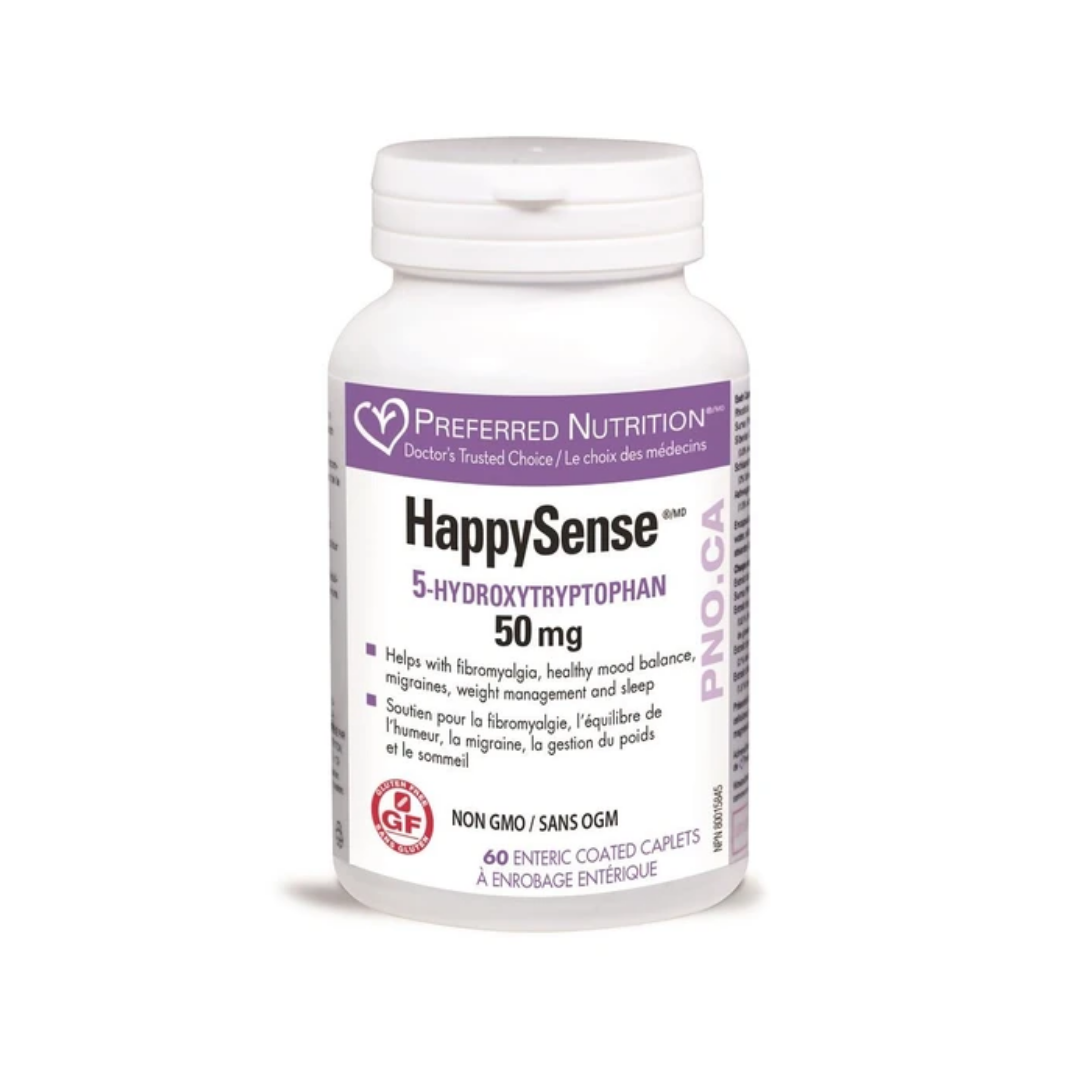 Preferred Nutrition Happy Sense 50mg 60Caps – Paris Natural Foods